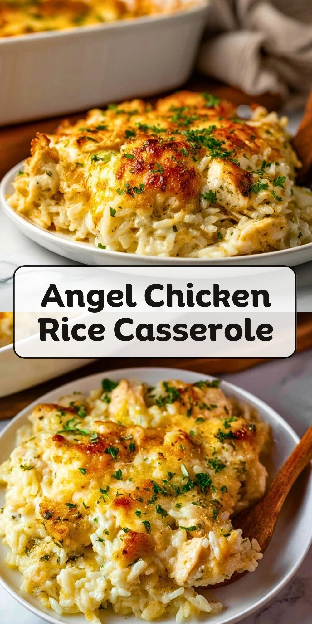 Angel Chicken Rice Casserole