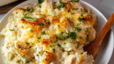 Angel Chicken Rice Casserole