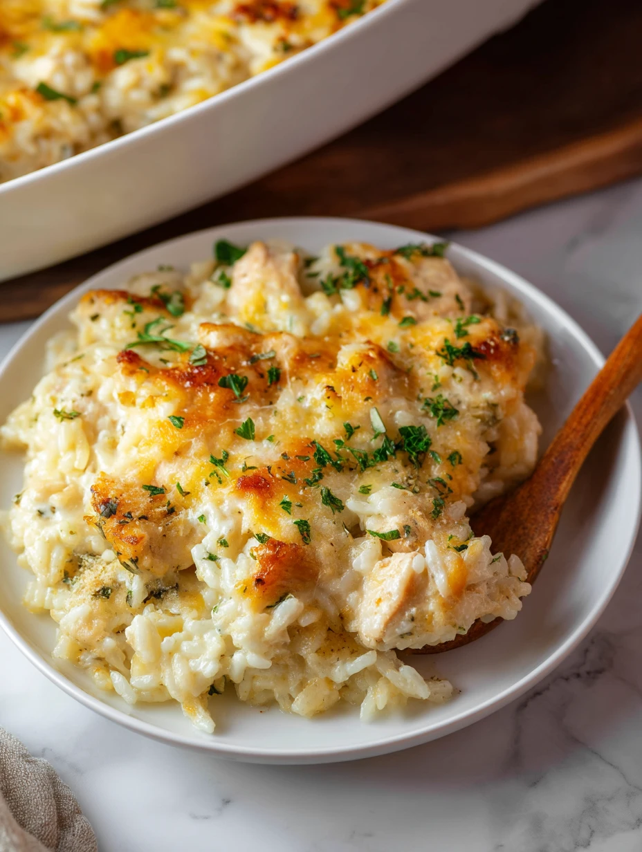 Angel Chicken Rice Casserole